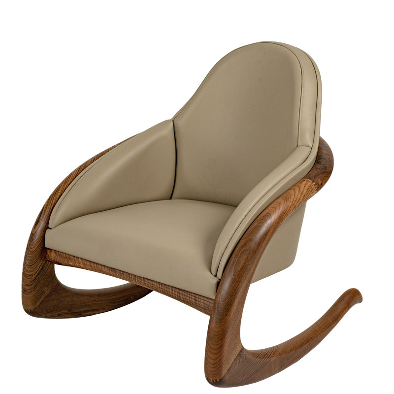 Angora Solid Wood Rocking Chair | Wayfair