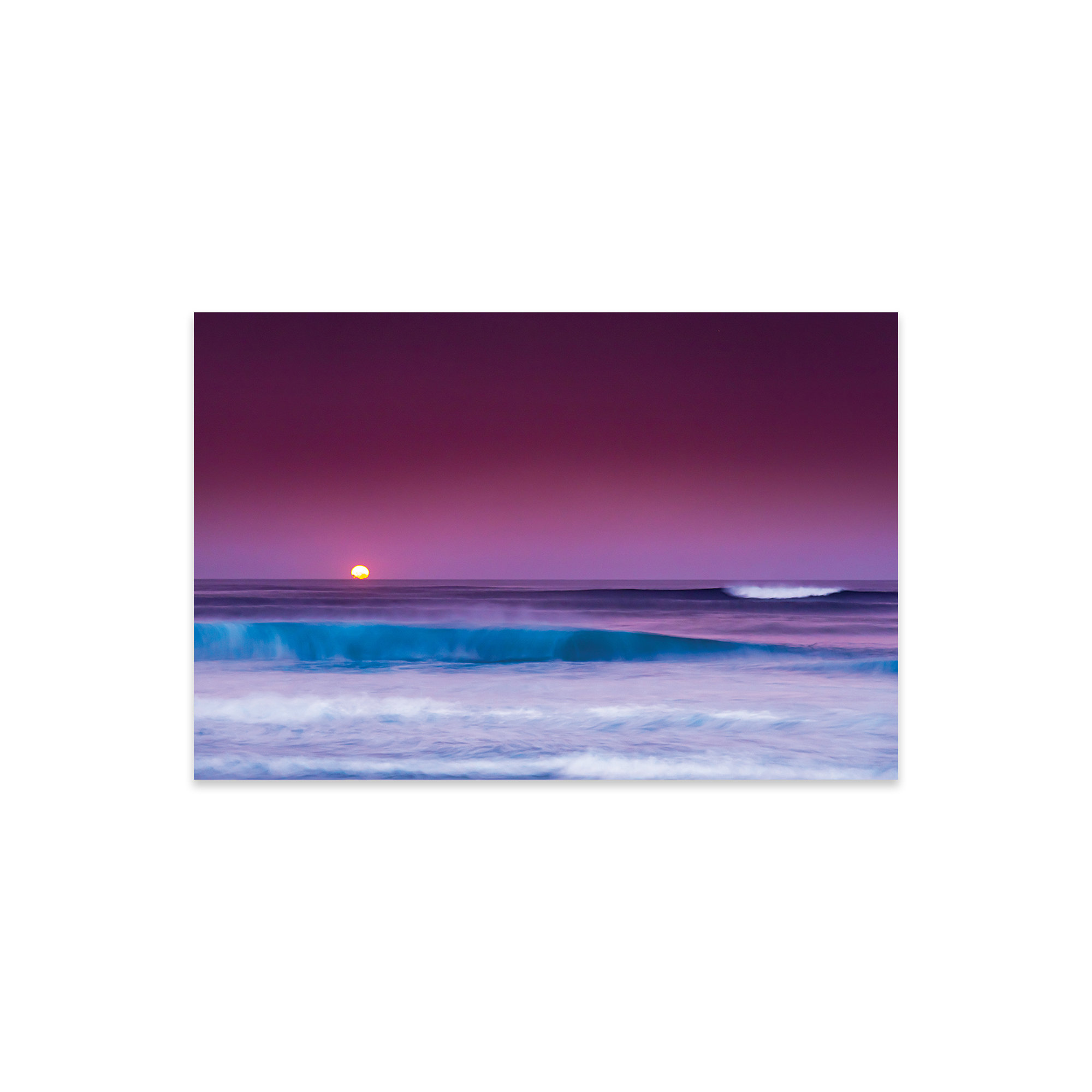 Highland Dunes Pipeline Moonset Print On Acrylic Glass - Wayfair Canada