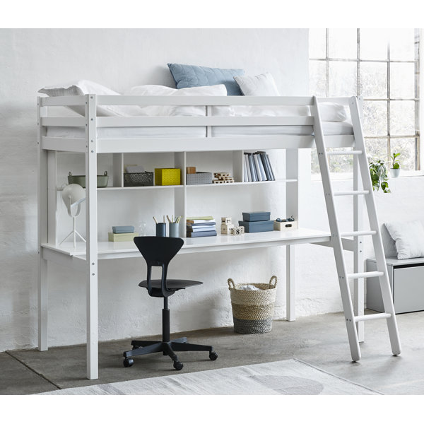 ThukaEuropean Single (90 x 200cm) Bed Frames High Sleeper Loft Bed with ...