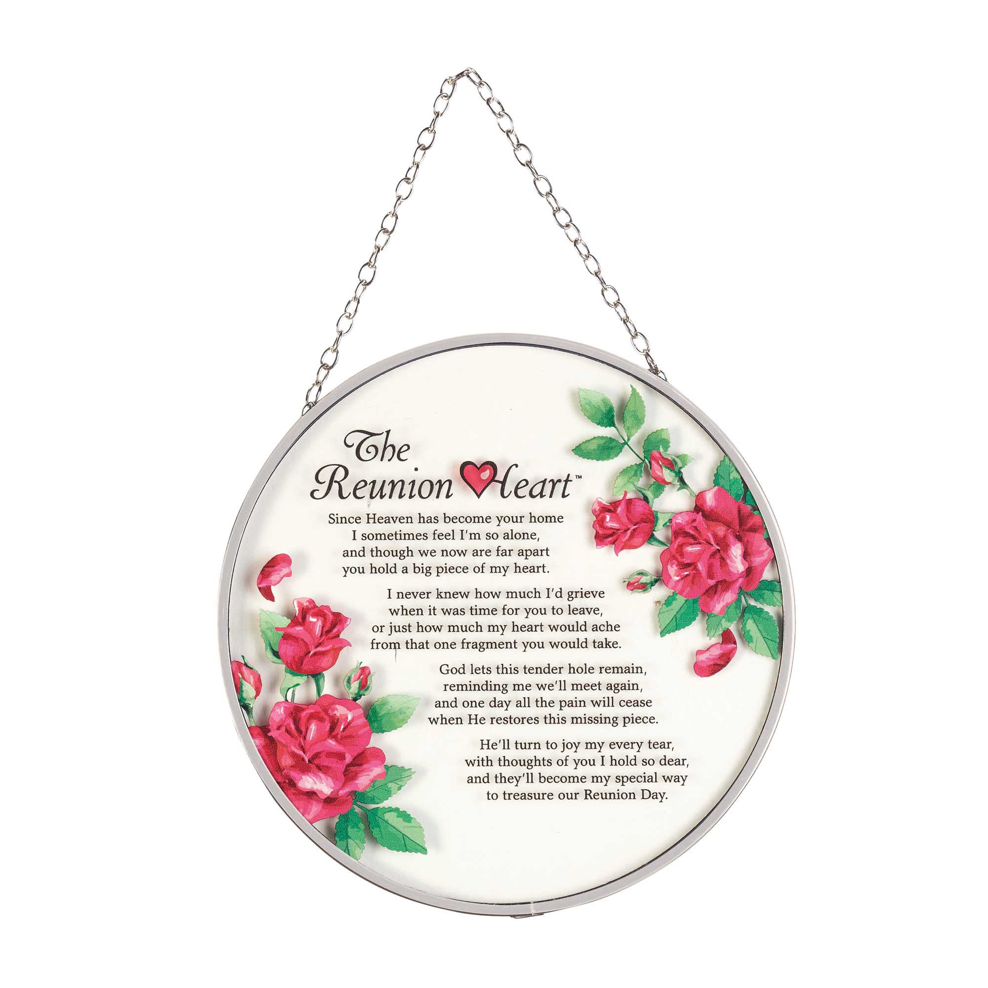 Arlmont & Co. «Dontevious The Reunion Heart Poem Suncatcher» - Wayfair ...