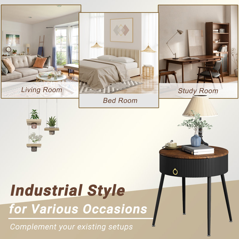 Mercer41 Maykala 1 - Drawer End Table with Storage & Reviews | Wayfair