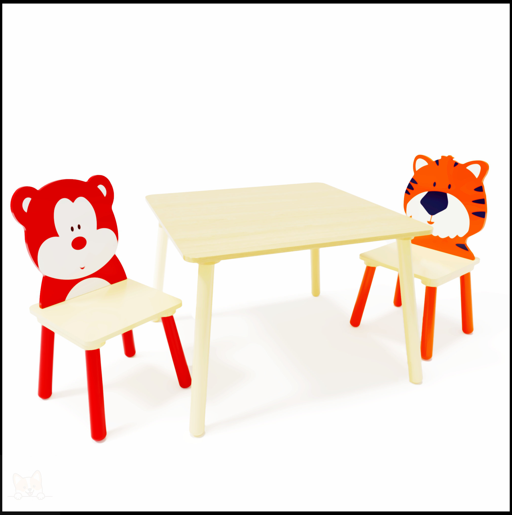 Zoomie Kids Kids Table And 2 Chairs Set - Wayfair Canada