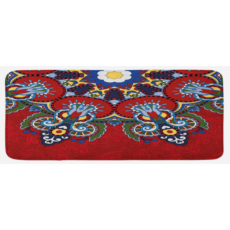 East Urban Home Russian And Ukranian Lace Like Flowers Leaves Swirls ...