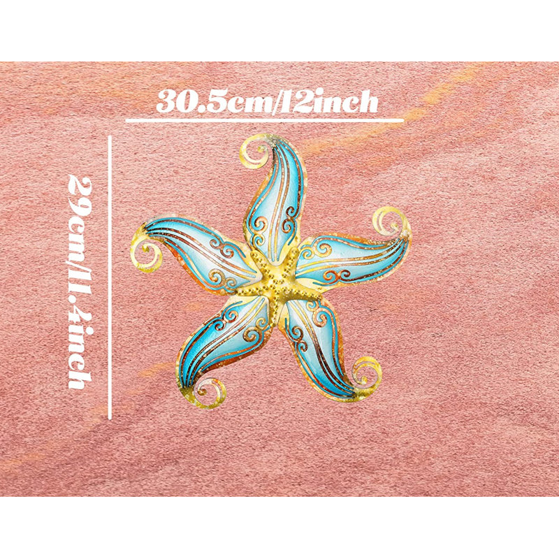 Breakwater Bay Metal Starfish Wall Decor | Wayfair