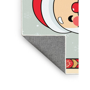 The Holiday Aisle® Washable Christmas Winter Holiday Rug | Wayfair
