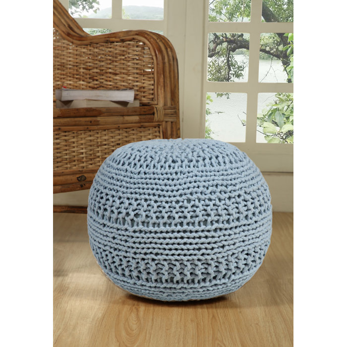 Dakota Fields Telauges Upholstered Pouf & Reviews | Wayfair