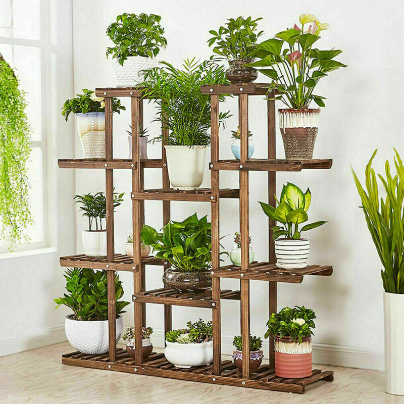 Arlmont & Co. Alessandro Rectangular Multi-Tiered Plant Stand & Reviews ...