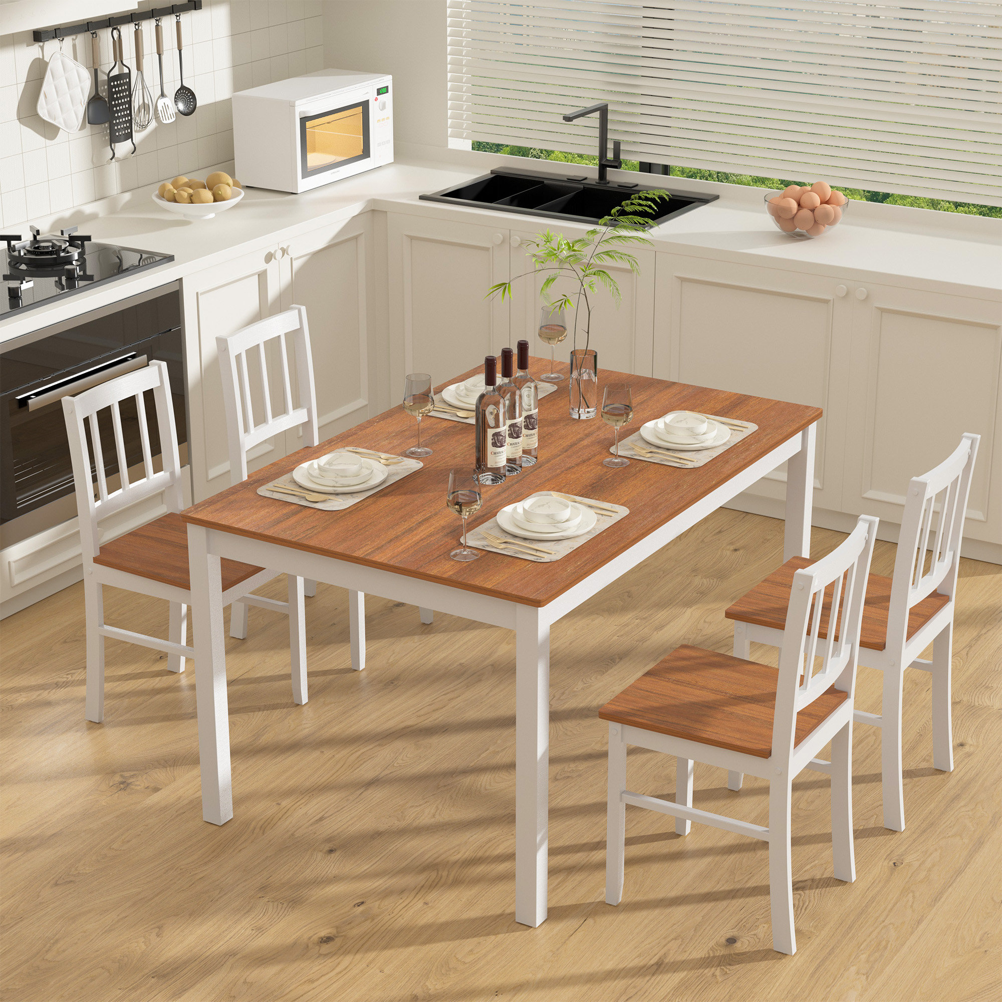 Winston Porter 5-piece Dinette Set For Kitchen | Wayfair