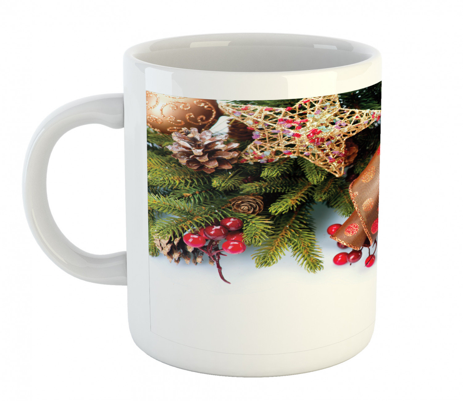 East Urban Home Pine Cones Coffee Mug | Wayfair