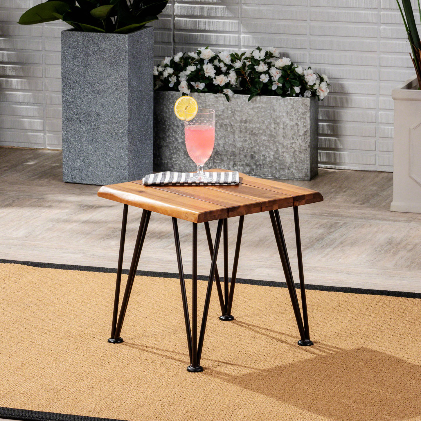 George Oliver Small Table, Side Table, Industrial Accent Table ...