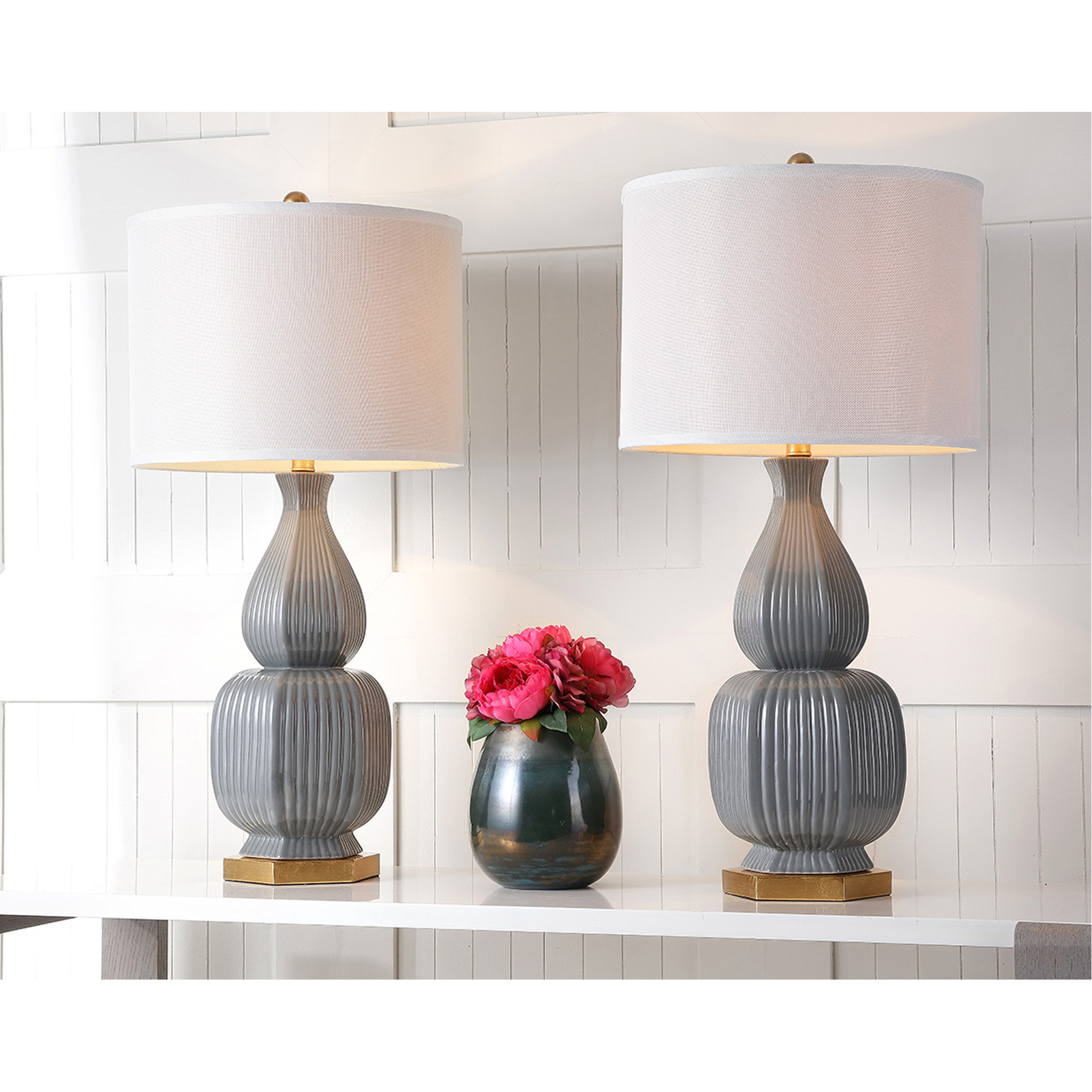 Mercer41 Chavanne 32" Table Lamp Set & Reviews | Wayfair