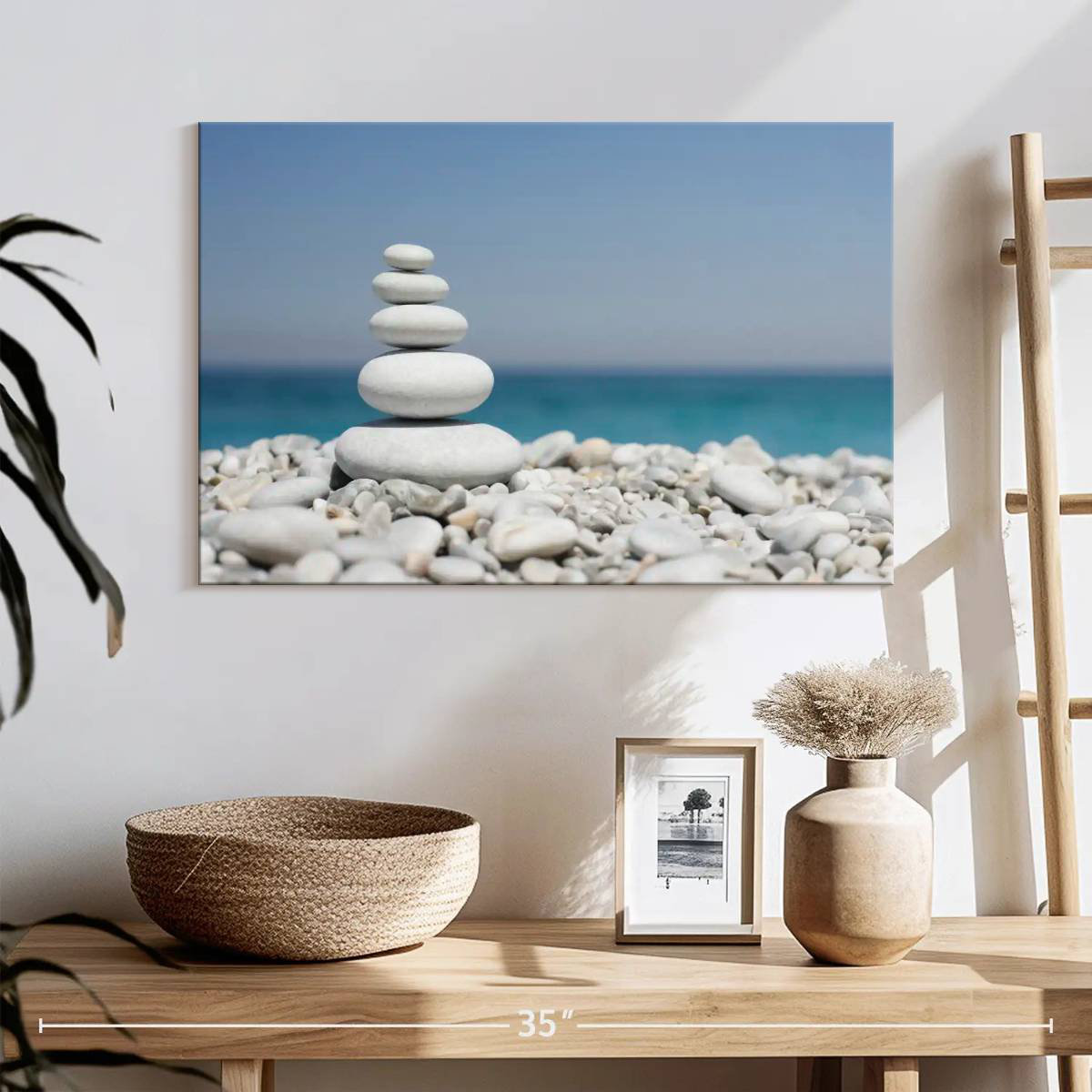 Bungalow Rose Kerrick Pebble Stack By The Beach | Wayfair