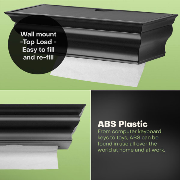 Red Barrel Studio® Multifold Wall Mounted Paper Towel Holder & Reviews ...