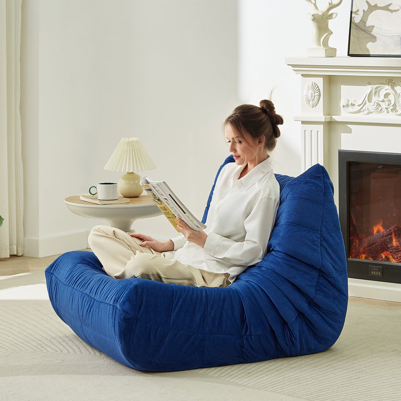 Trule Armless Bean Bag Chair, Lazy Floor Sofa Couch For Adults And Kids ...