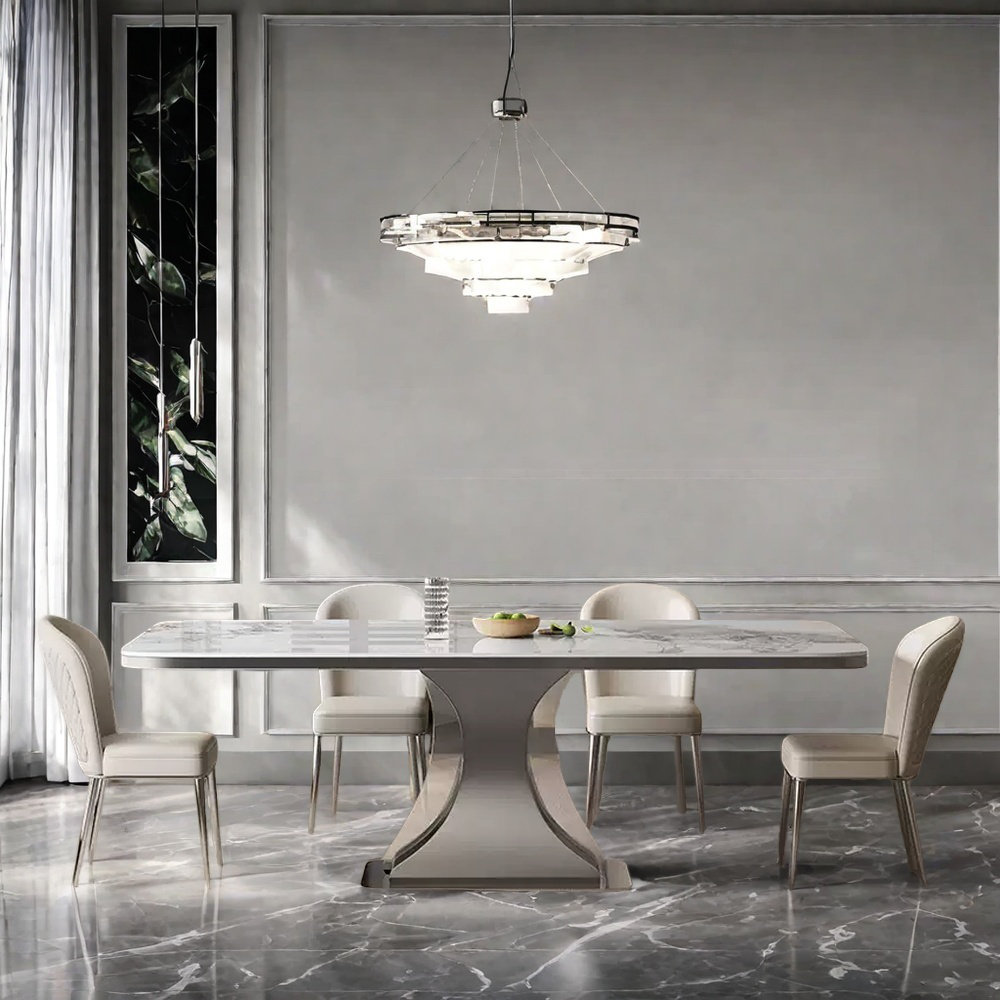 BILBRA Household small rectangular dining table set | Wayfair