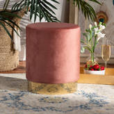 Everly Quinn Jocoby Velvet Barrel Chair & Reviews | Wayfair