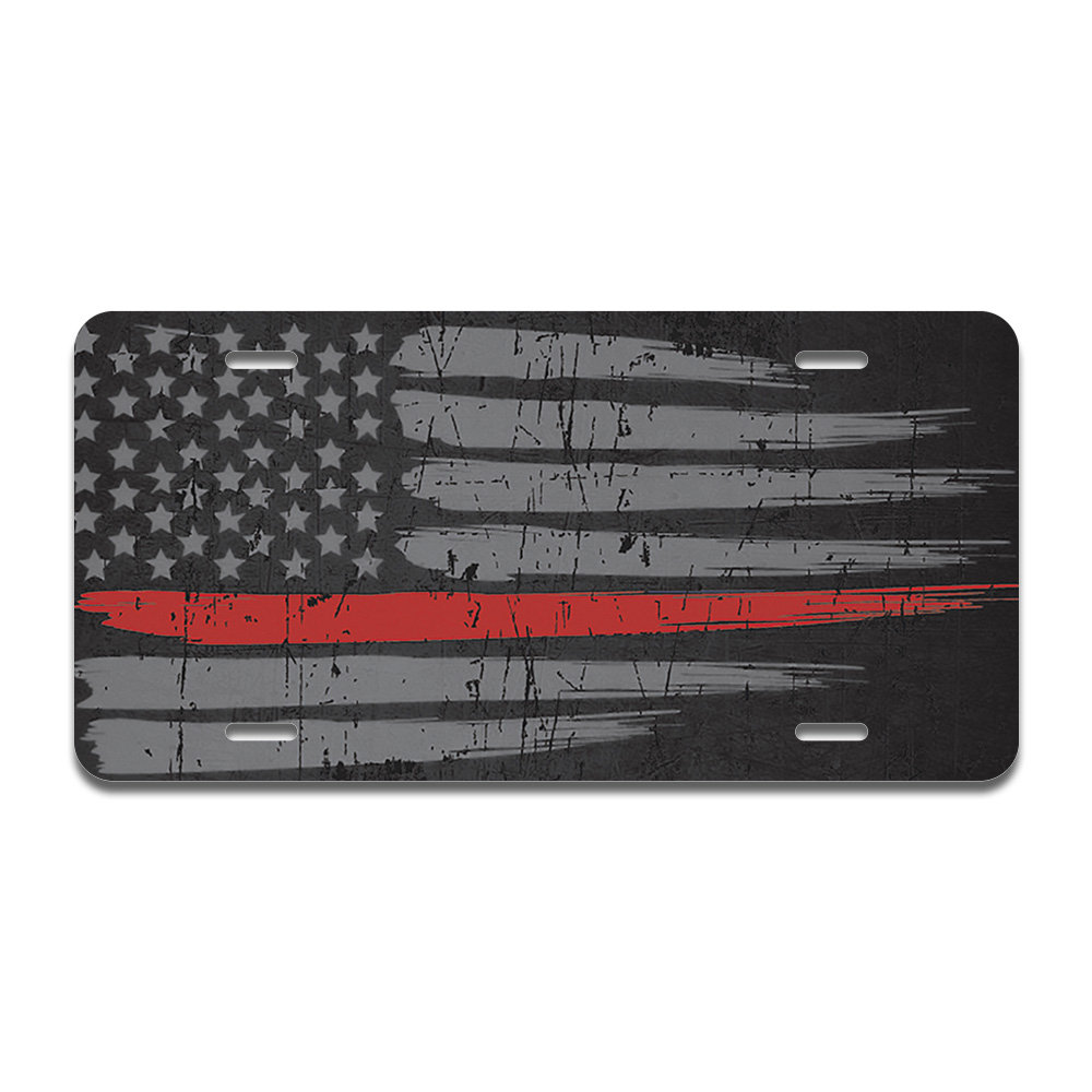 SignMission Thin Red Line Aluminum Plate Frame | Wayfair