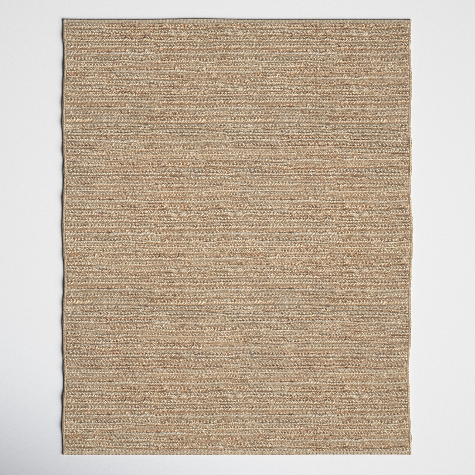 Joss & Main Liza Hand-Woven Jute/Sisal Natural Area Rug & Reviews | Wayfair