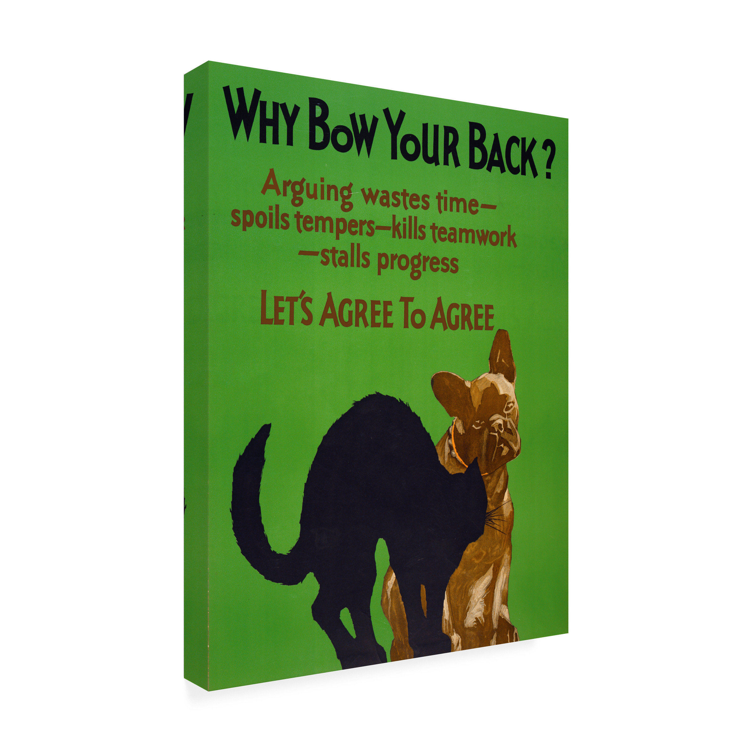 Trinx Why Bow Your Back On Canvas by Print Collection Print | Wayfair