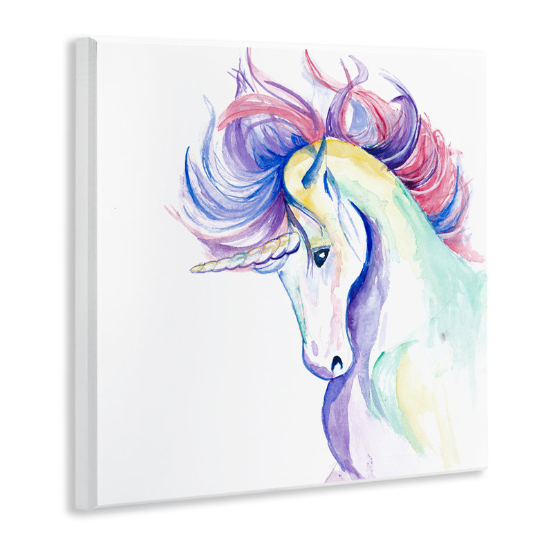 Dakota Fields Windblown Mane Unicorn Wall Plaque Art by Chelsea ...