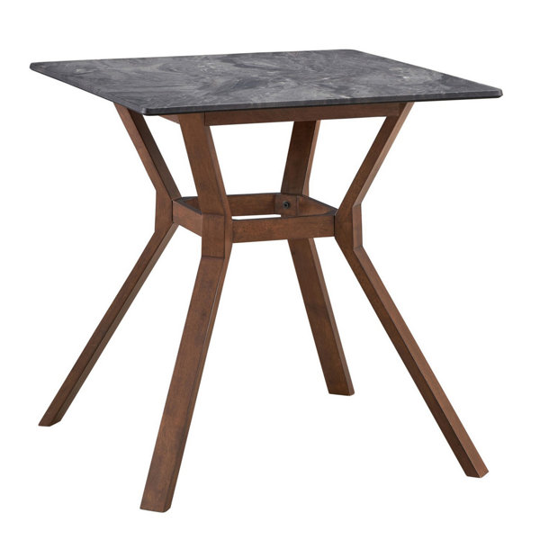 Corrigan Studio® Liparit 36 Inch Counter Height Table With Faux Stone ...