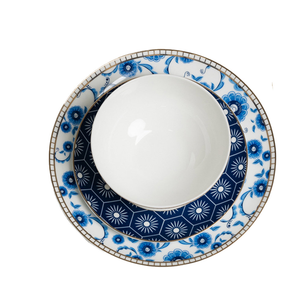 Rosdorf Park Gossard Ceramic Bone China Dinnerware Set - Service for 4 ...