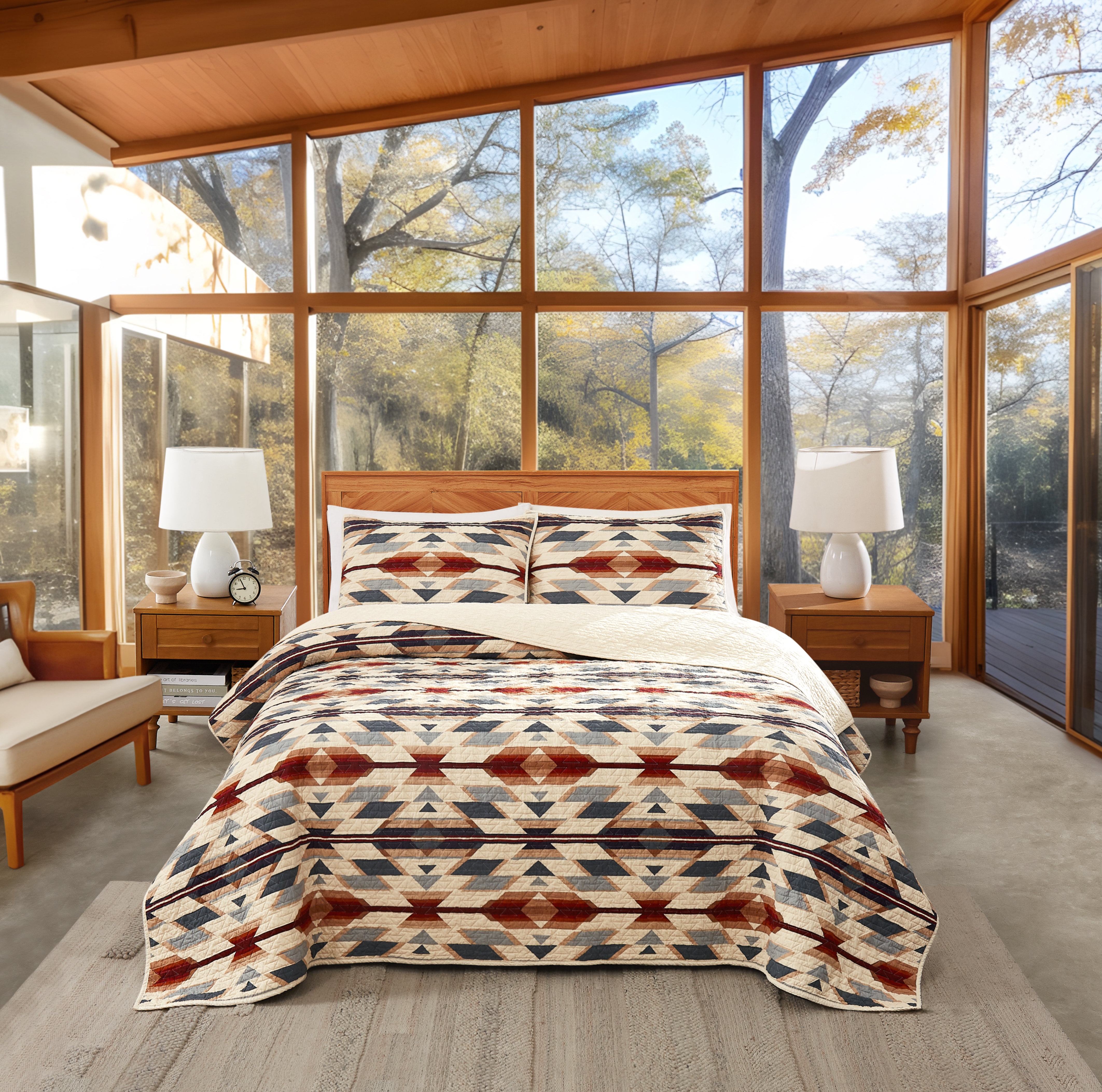 Pendleton Prairie Springs Coverlet Tan | Wayfair