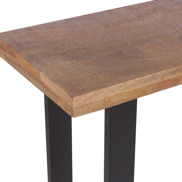 17 Stories Glendive 90" Mango Solid Wood Console Table & Reviews | Wayfair