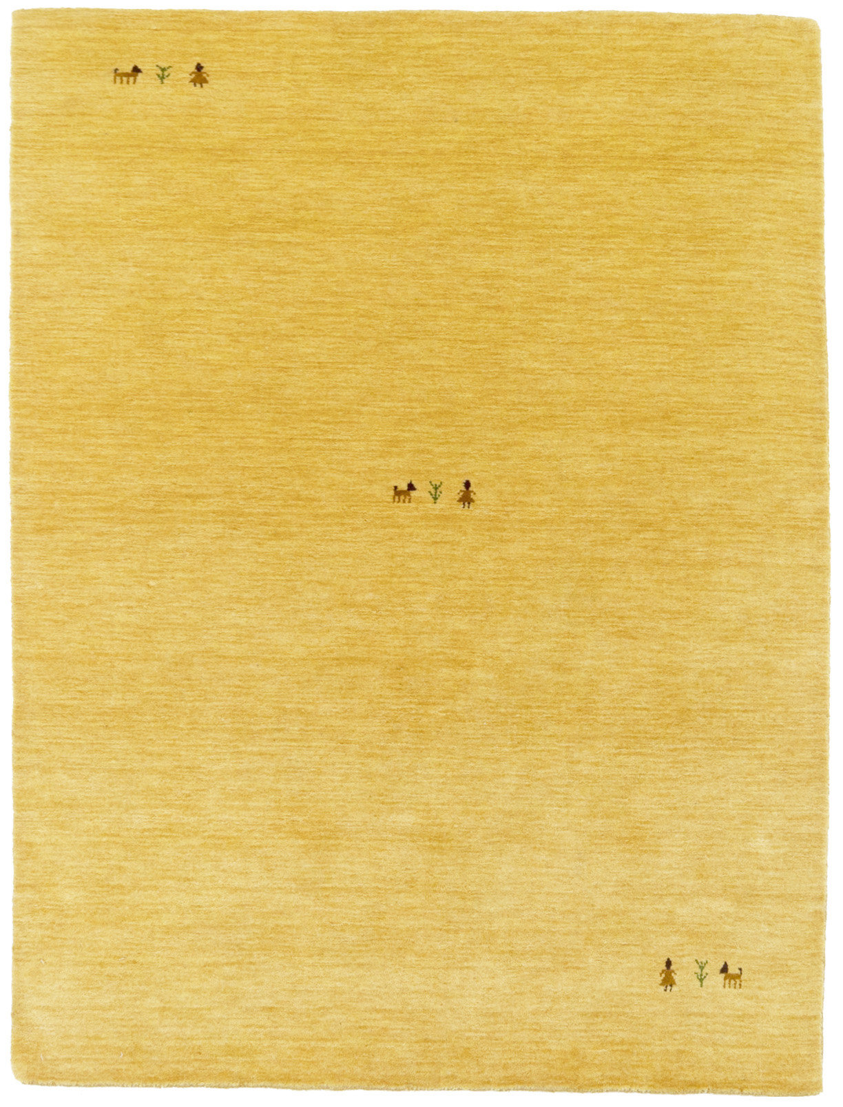 Foundry Select Golden Peach Tribal 8X8 Lori Gabbeh Oriental Round Rug ...