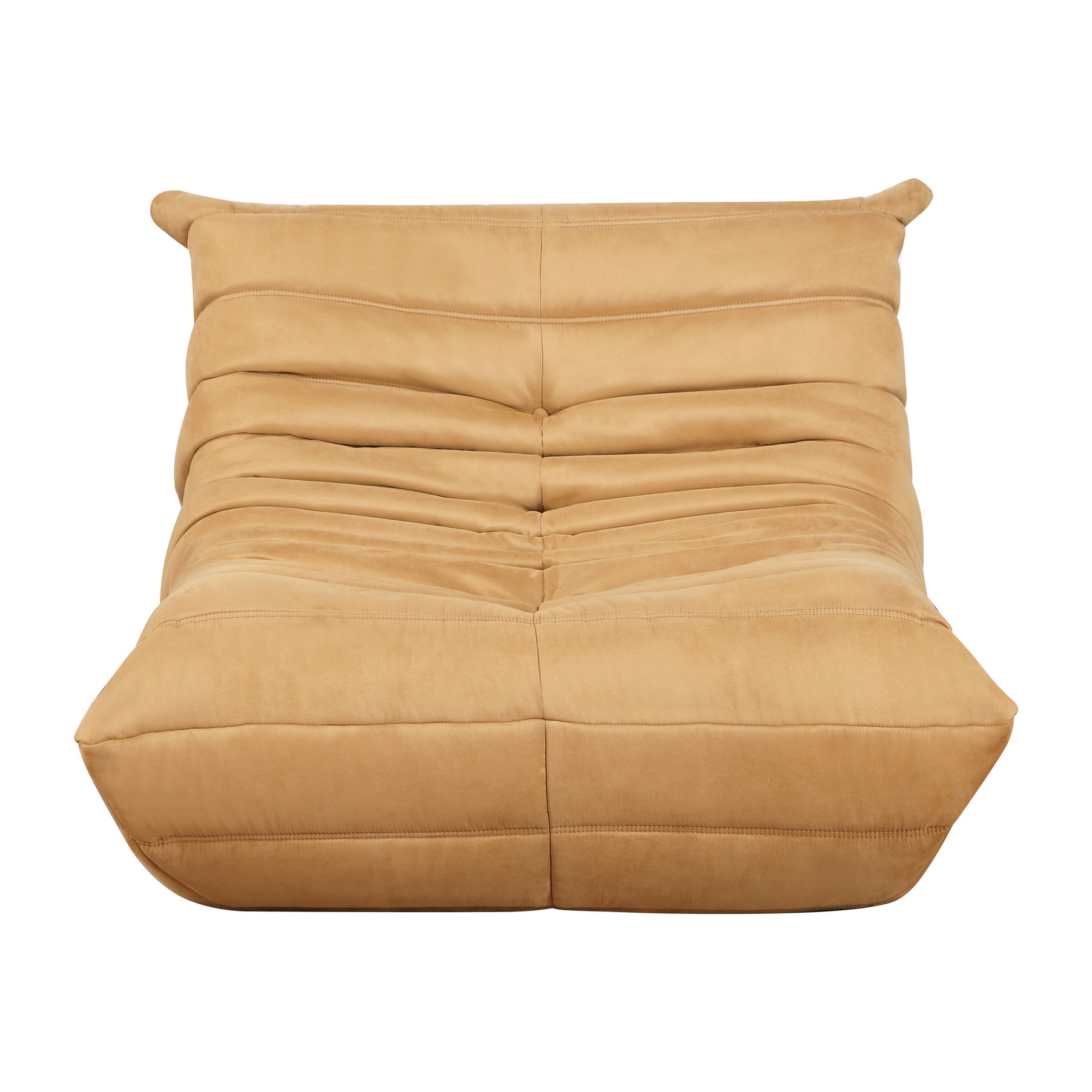 Trule Yellow Microfiber Comfy Accent Chair, Zipper Closure, Non - Slip ...