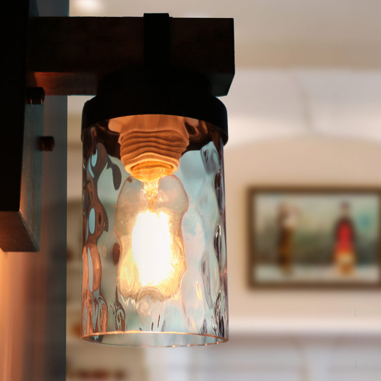 Anmytek 5.5'' H Glass Cylinder Ceiling Fan Glass Shade in Clear | Wayfair