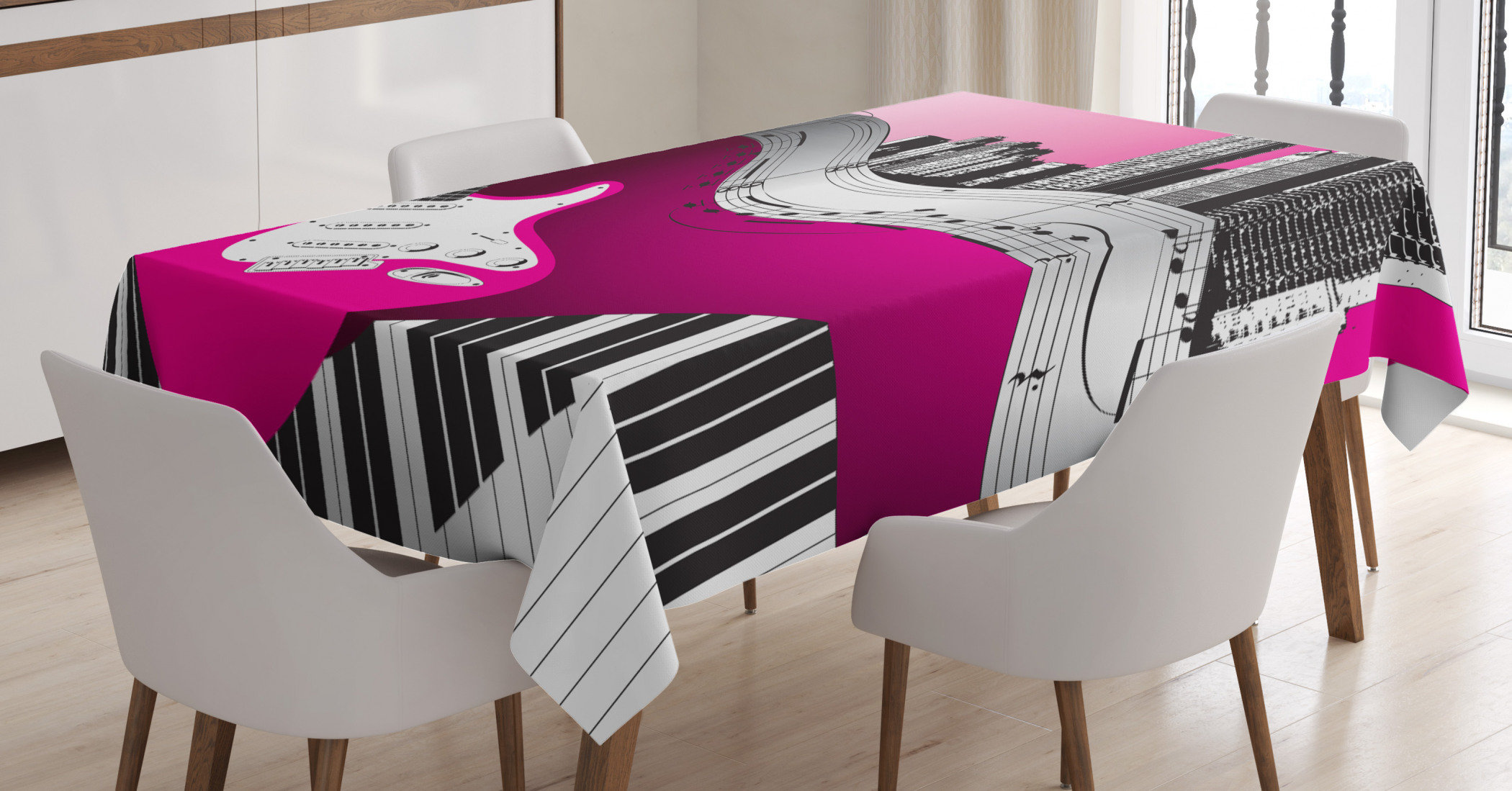 East Urban Home Music Tablecloth | Wayfair