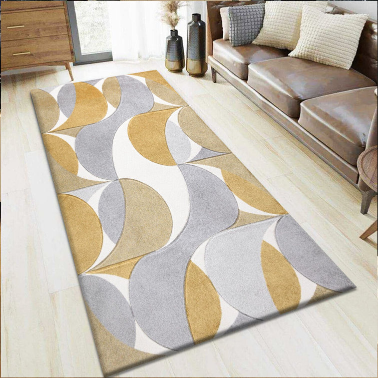 Ivy Bronx 100% Polypropylene Modren Kenzo Design Area Rug For Hallway ...