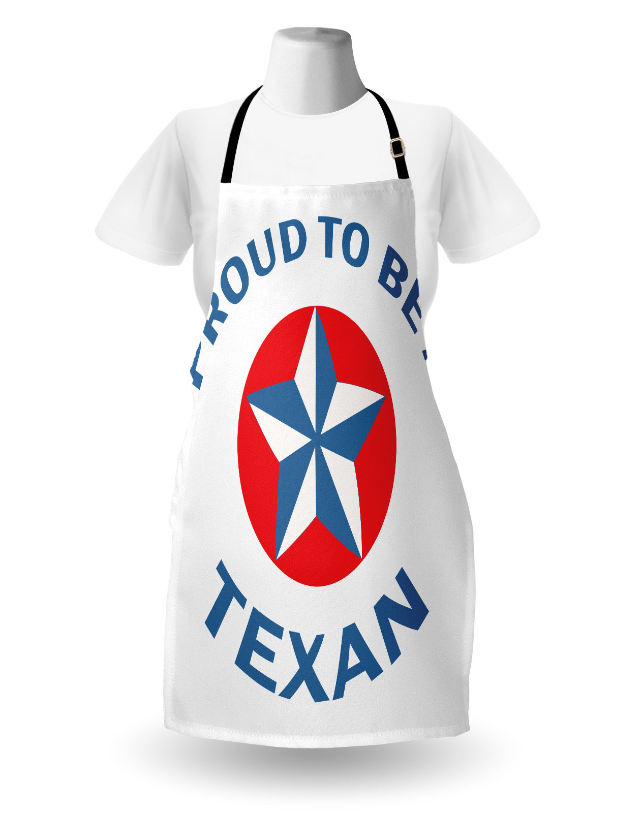 East Urban Home Texas Star Apron Unisex, Patriotic Words, Adult Size ...