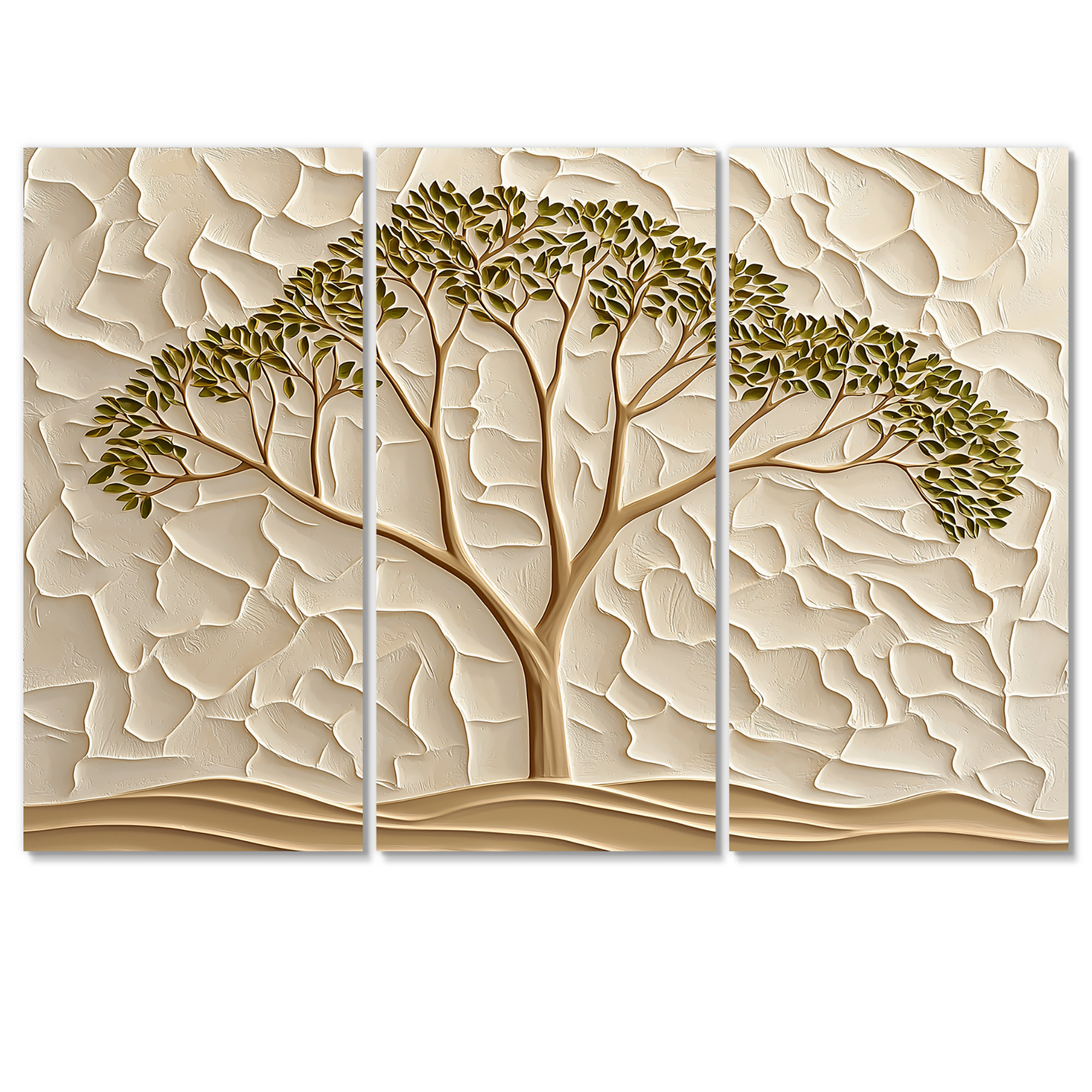 East Urban Home Adallysha - Acacia Tree Wall Art Set | Wayfair