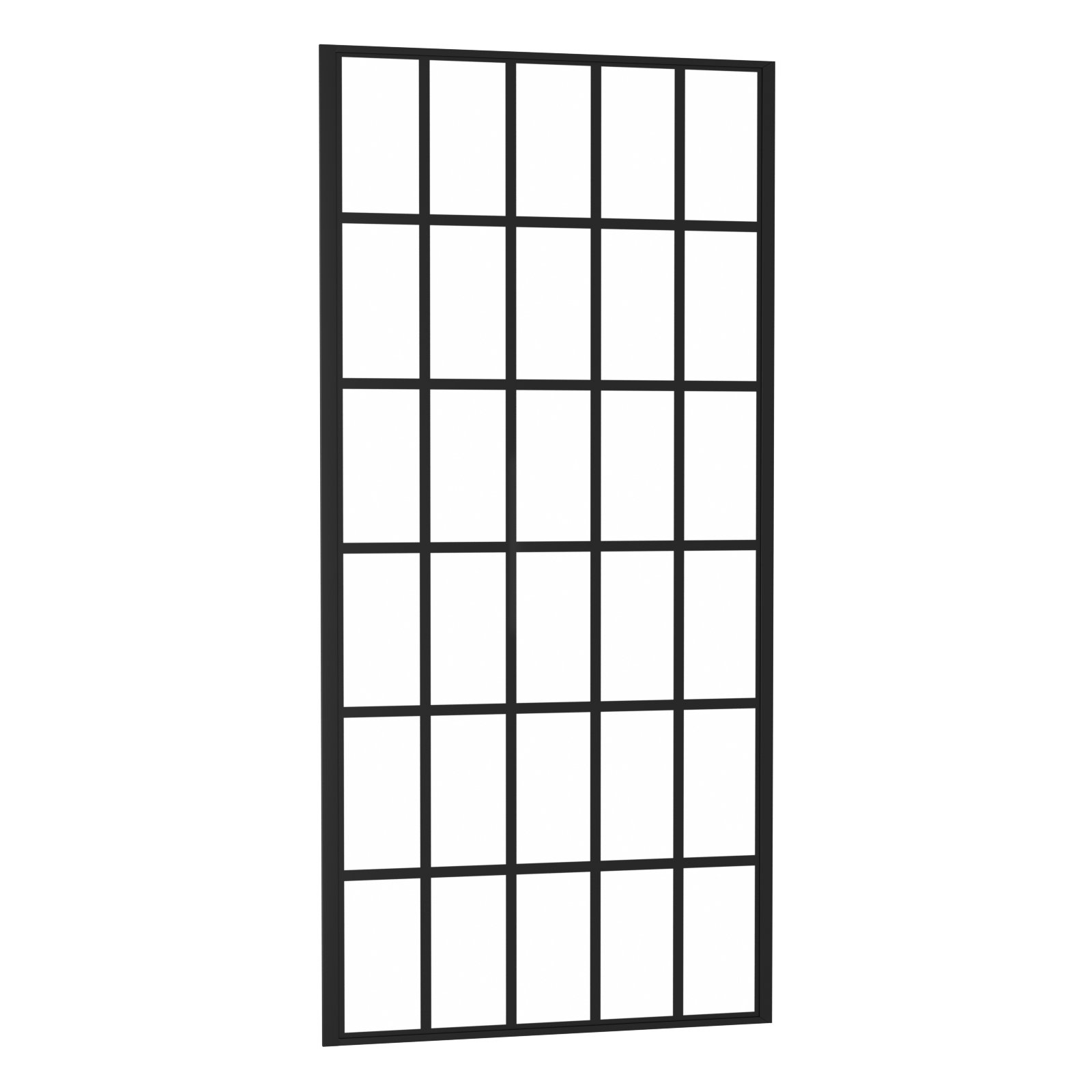 Lordear 34" - 34 4/5" W x 72" H Frameless Fixed Glass Panel Shower Door ...