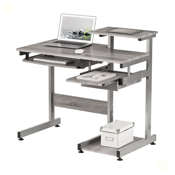 Ebern Designs Velia Metal Base Computer Desk & Reviews | Wayfair