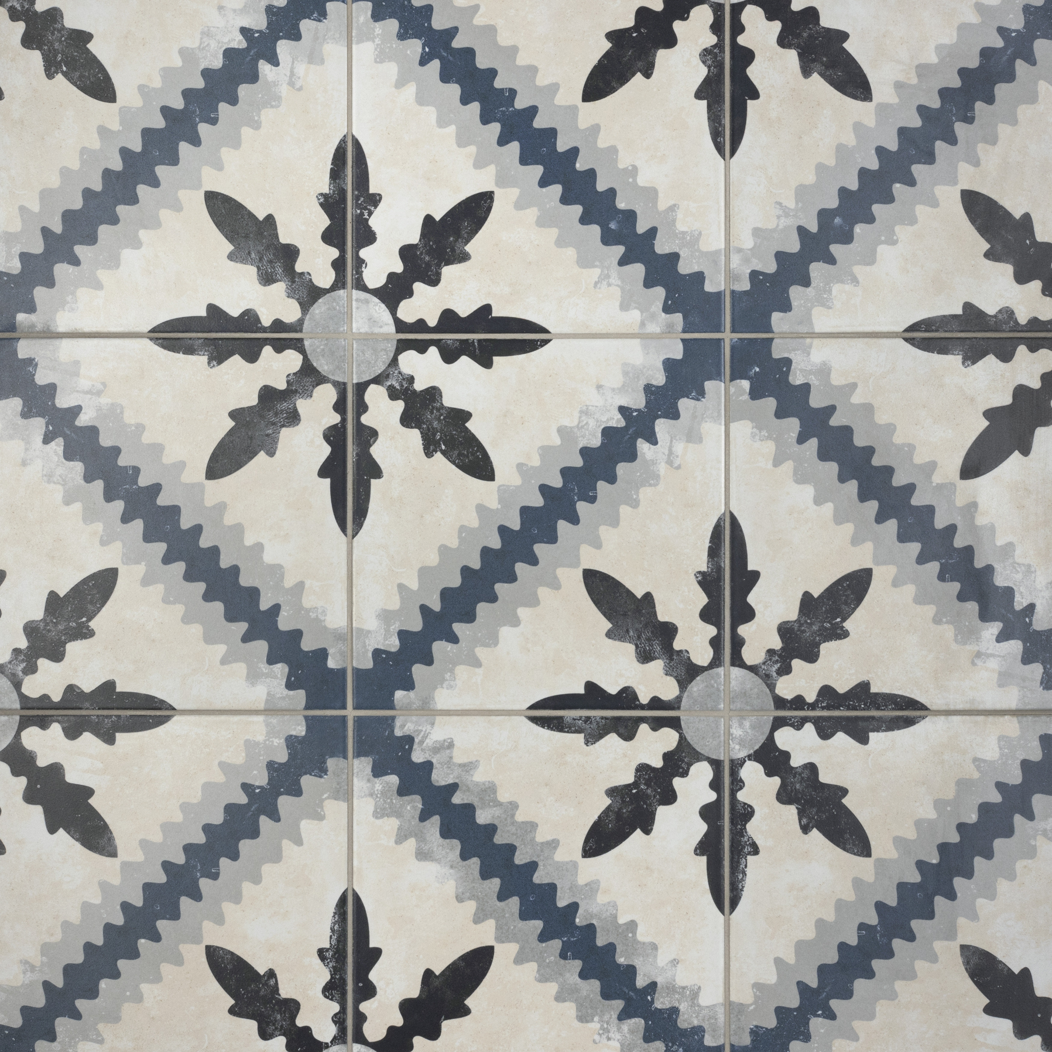 Merola Tile Evoque Monastery 10" x 10" Porcelain Patterned Wall & Floor ...