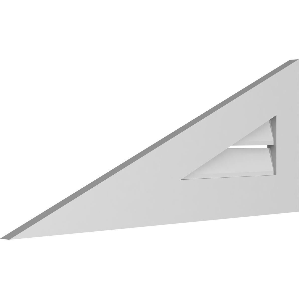 Ekena Millwork Triangle Left Side Surface Mount Urethane Functional ...