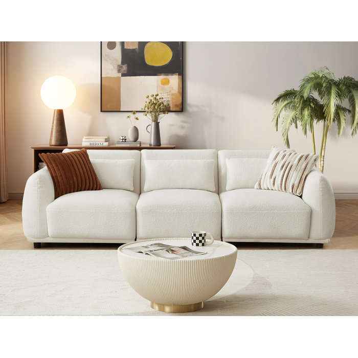 Latitude Run® Oumy 100'' Upholstered Sofa | Wayfair