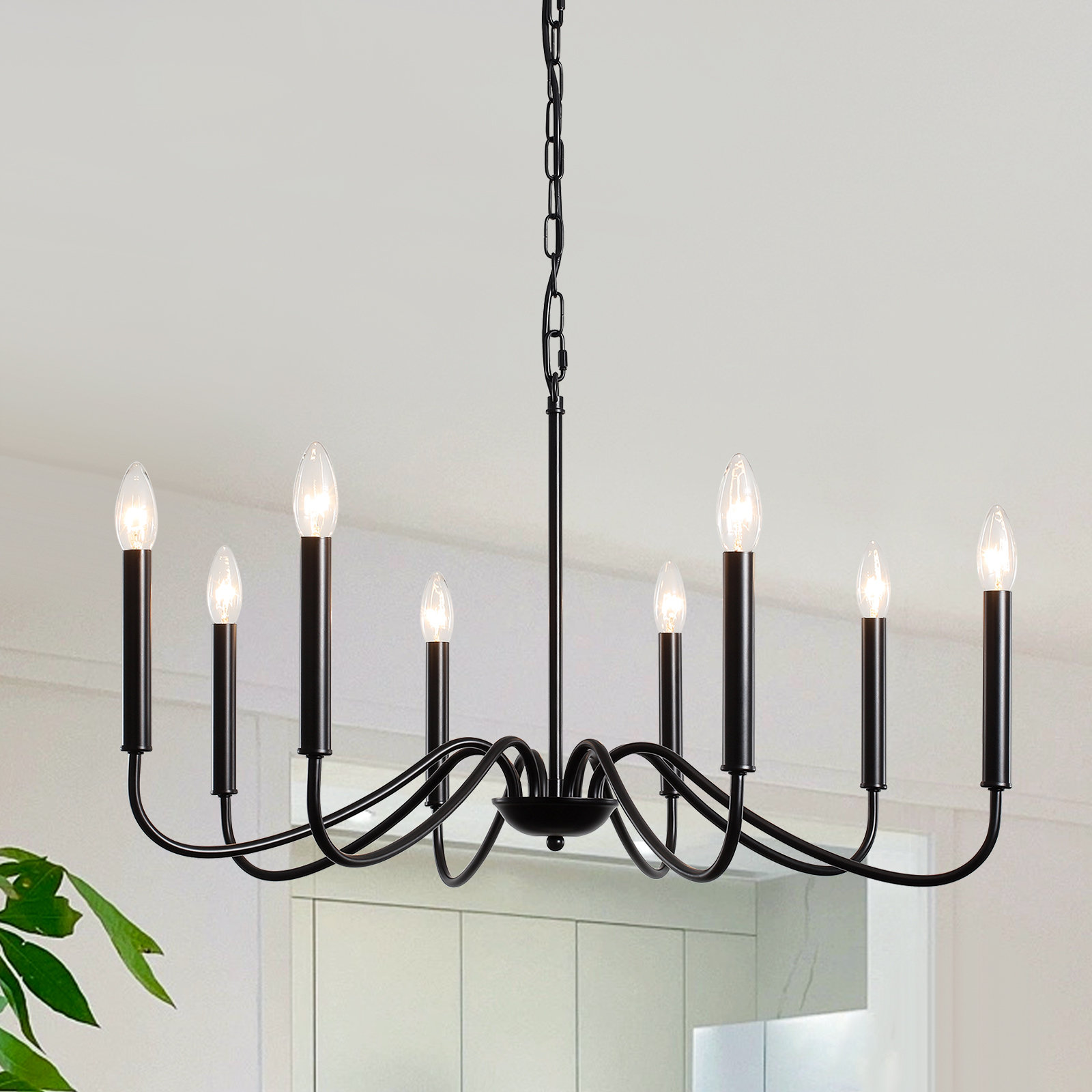 Gracie Oaks Brandia 8 - Light Dimmable Classic / Traditional Chandelier ...