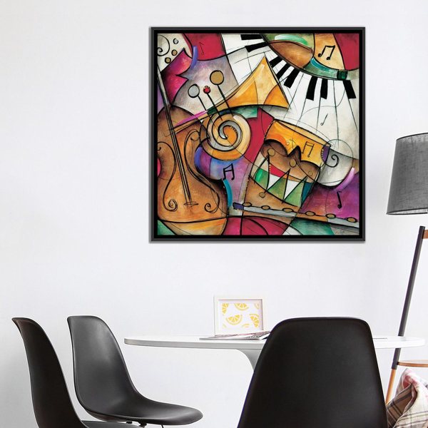 East Urban Home 'Jazz It Up I' By Eric Waugh Graphic Art Print on ...