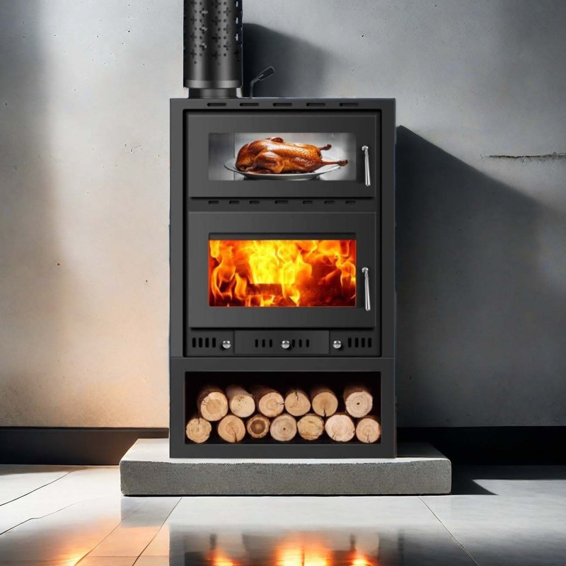 Hart Enjoy life Domestic indoor stove with oven in winter | Wayfair