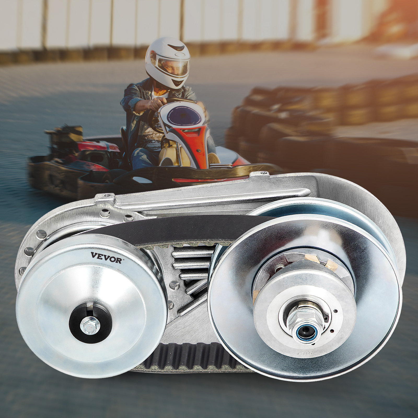 VEVOR Go Kart Torque Converter Kit CVT Clutch 3/4" Replaces Comet TAV2 ...