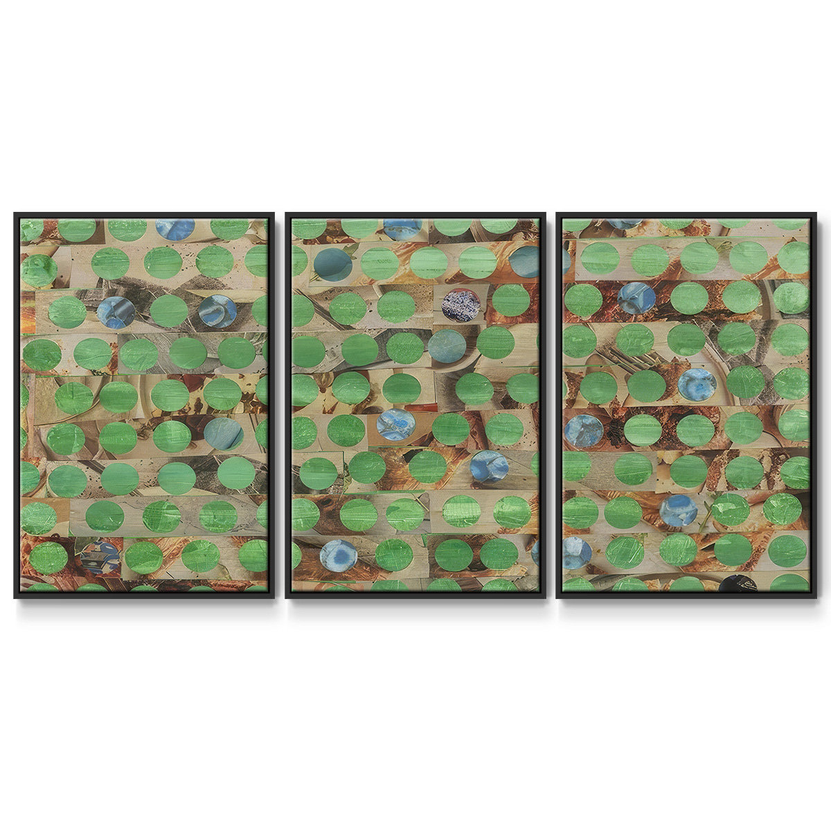 Wrought Studio™ Penny Slot II - 3 Piece Floater Frame Print on Canvas ...