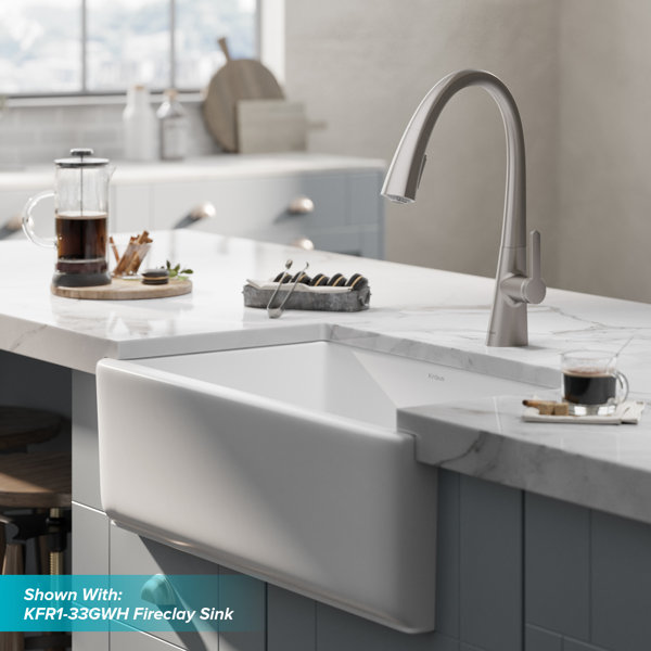 Kraus Nolen™ Pull Down Single Handle Kitchen Faucet & Reviews | Wayfair