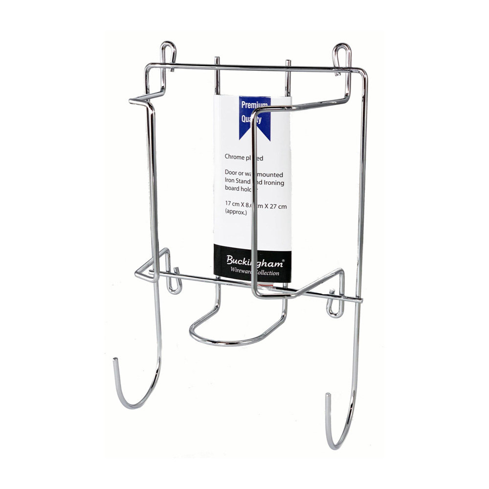 Buckingham Wall Iron Stand Chrome Plated | Wayfair.co.uk