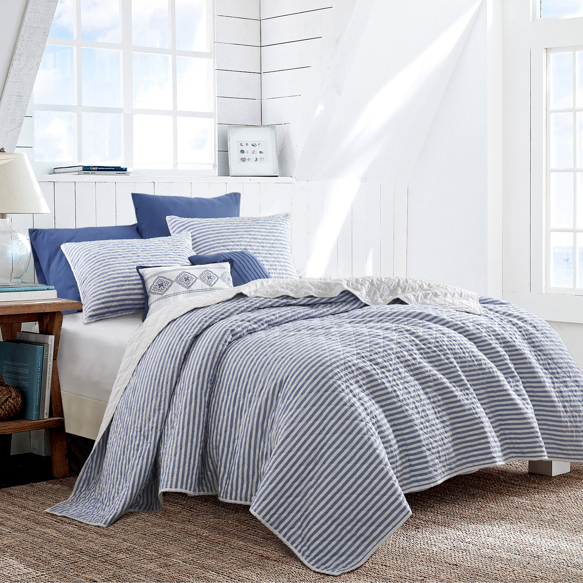 Wonderful Textile Cotton Quilt Set 5-Piece Bedding Set & Reviews | Wayfair