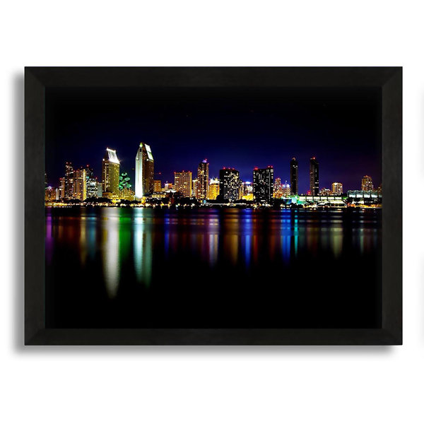 Brayden Studio San Diego - Single Picture Frame Print on Canvas ...