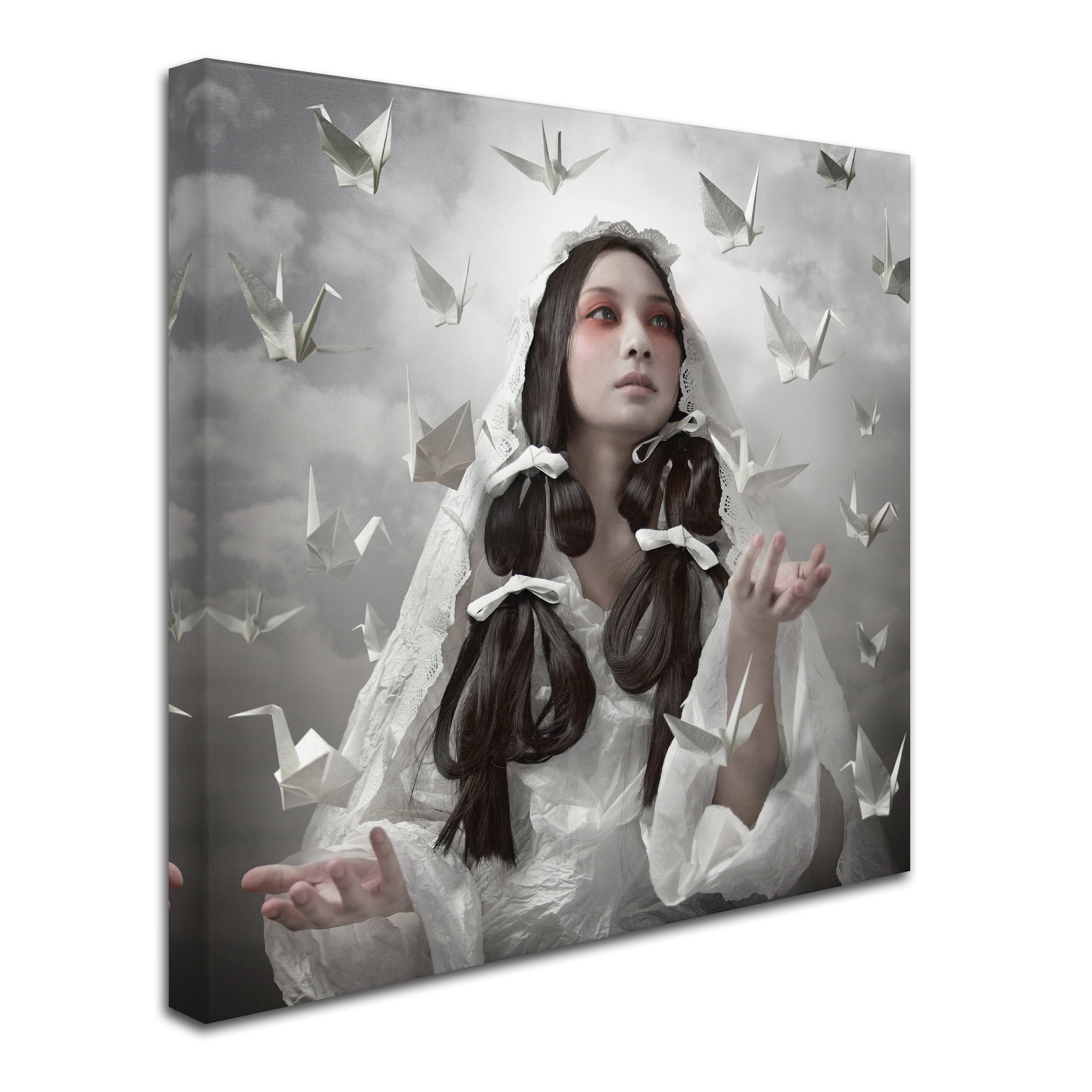 Trademark Fine Art 'Goddess Of Origami' Graphic Art on Wrapped Canvas ...